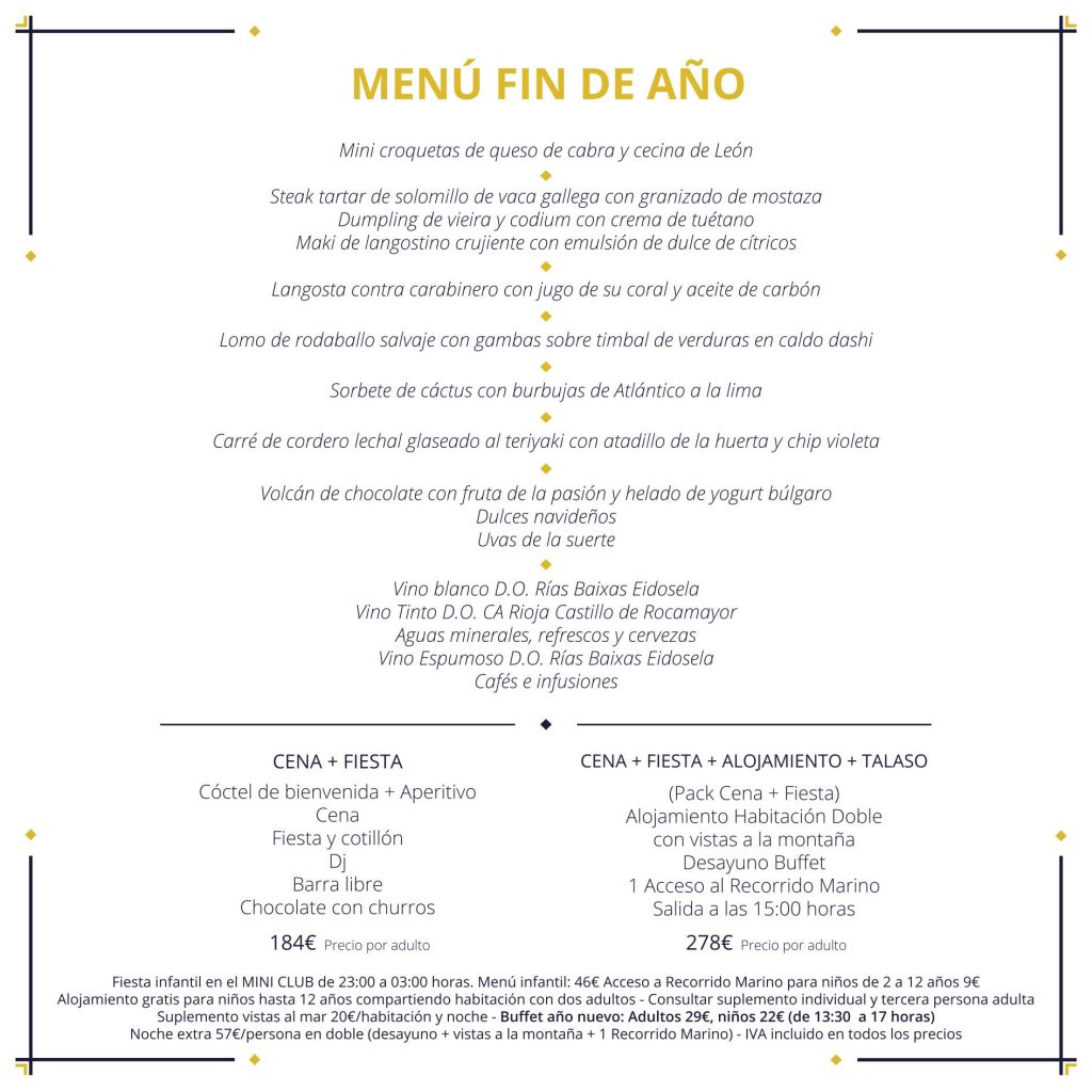 Programas especiales de Navidad en Talaso Atlantico – Talasoterapia